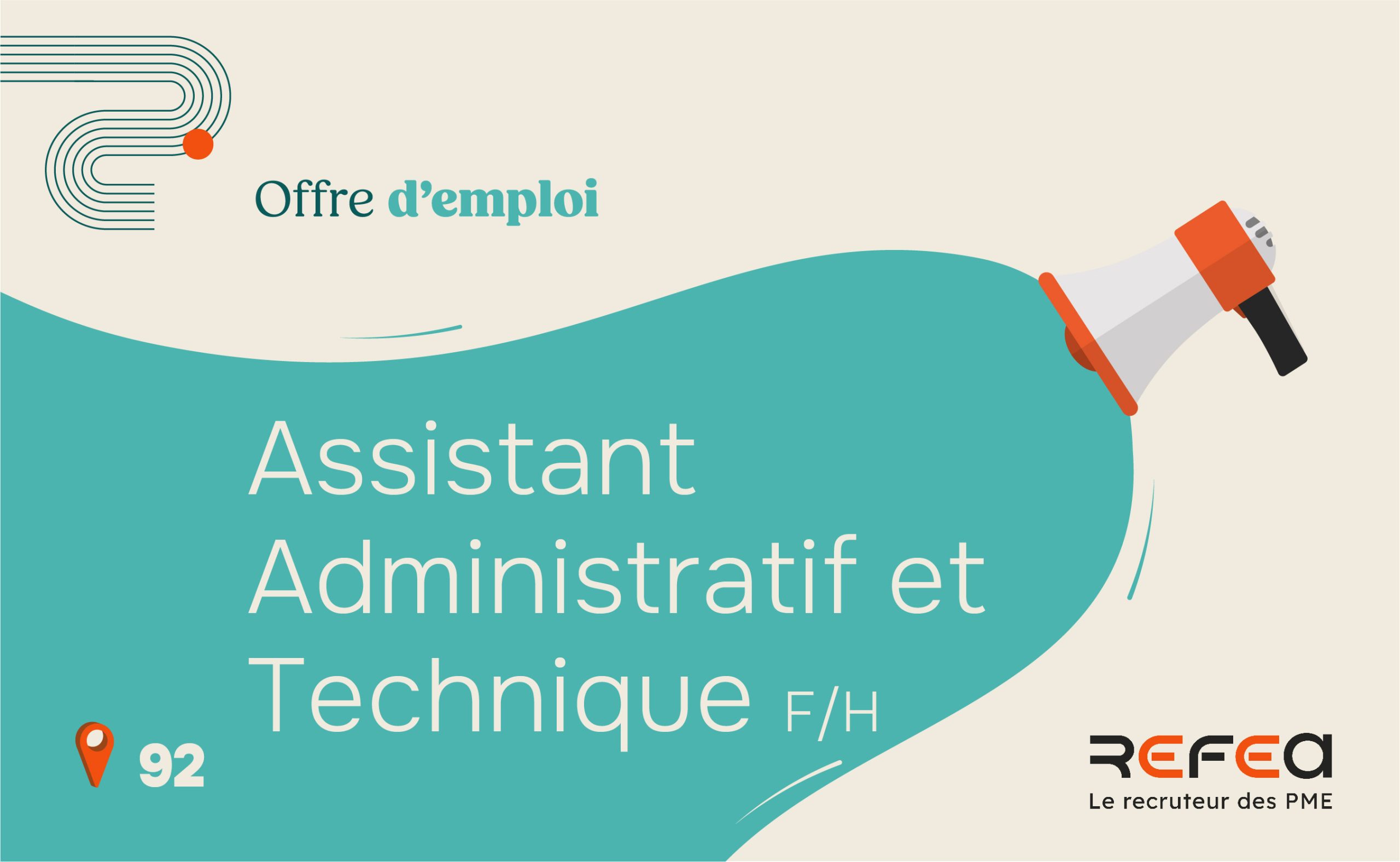 Assistant Administratif et Technique F/H - REFEA